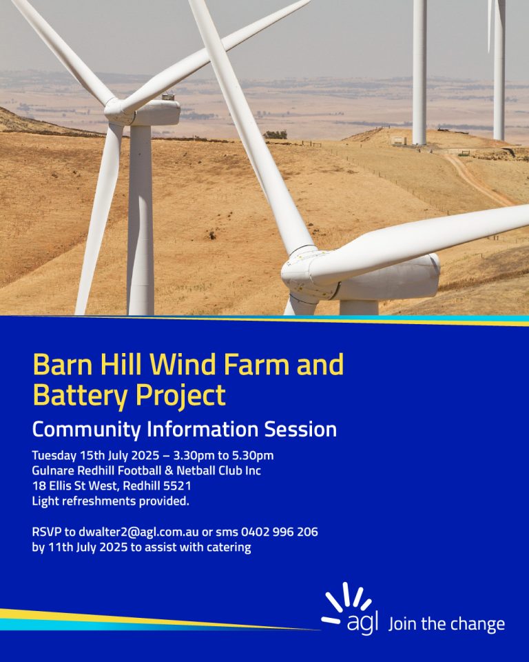 AGL_Digital Flyer_Wind Farm - Regional Development Australia Yorke and ...