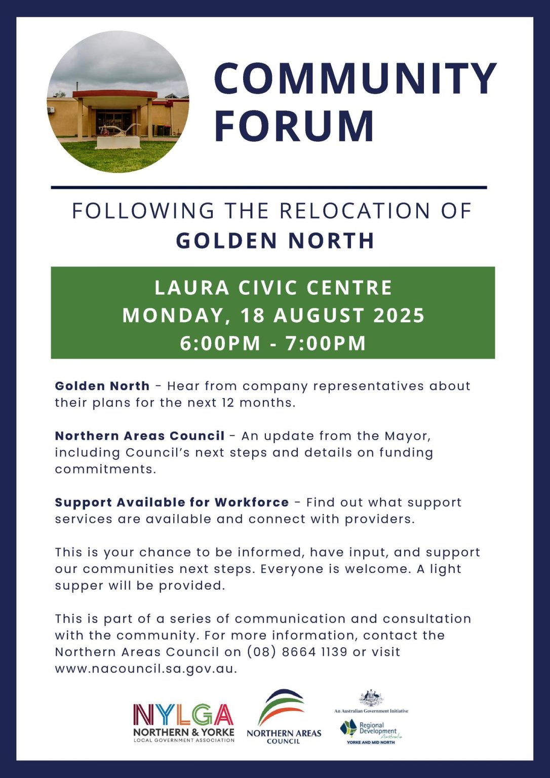 Laura Community Forum - Regional Development Australia Yorke and Mid North